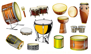 Membranophone Fellklinger ♫ Instrumentenkunde online